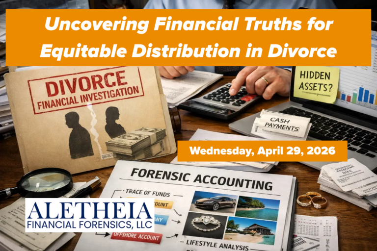 Other Forensic Accounting - Aletheia Financial Forensics, LLC